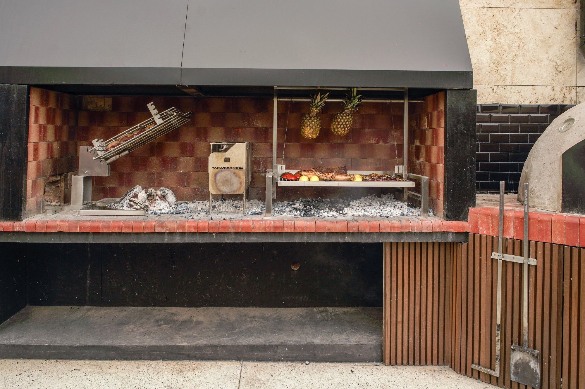 Tagwood BBQ Insert Style Argentine Santa Maria Wood Fire & Charcoal Ga